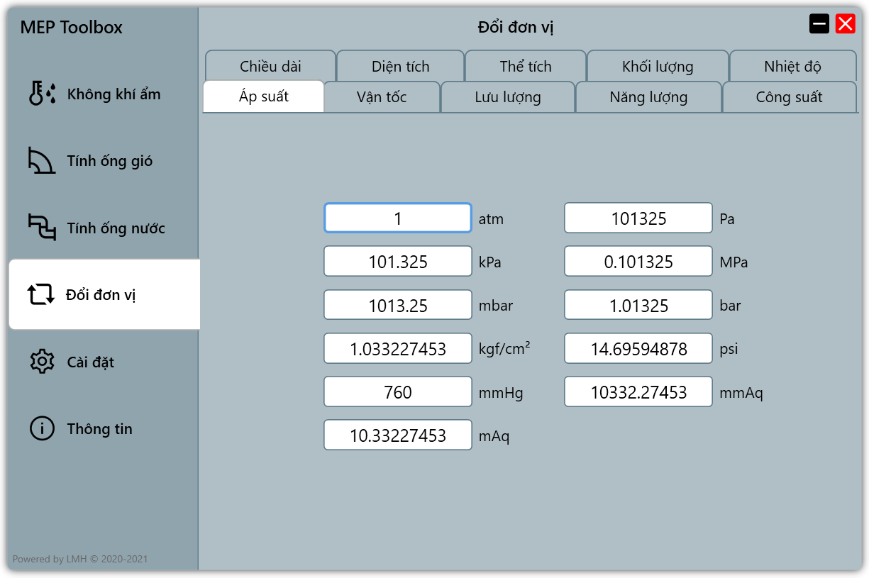 MEP Toolbox – Trang chủ